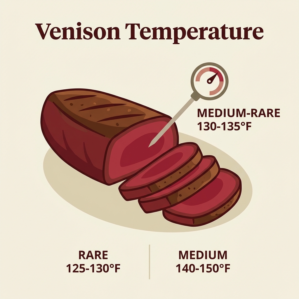 Venison Internal Temperature: Medium-Rare at 130°F — Why Game Meat Must ...
